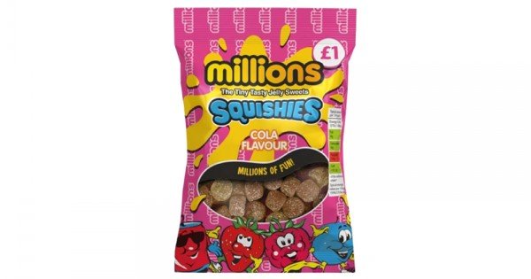 MILLIONS SQUISHIES - COLA 120G 30030026 - - London Chocolate